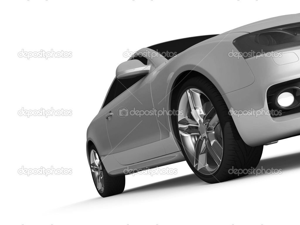 Car on white background — Stock Photo © Best3d #51183435
