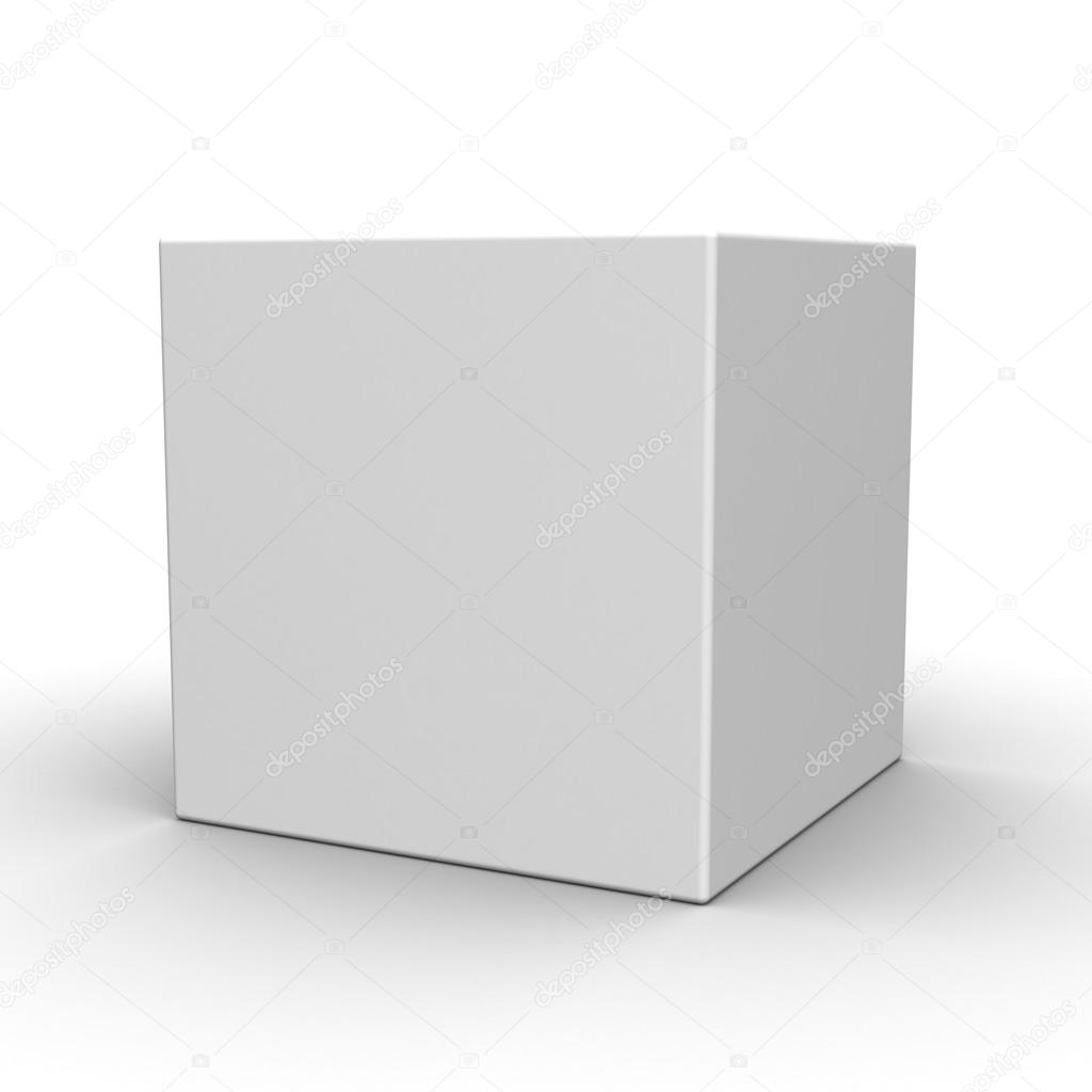 3d Blank box on white background Stock Photo by ©Best3d 51183515