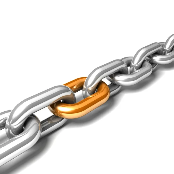 Abstract 3D illustration of a single chain link Stock Photo by ©Best3d ...