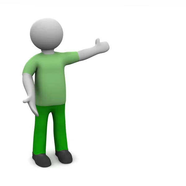 Man welcoming with open arms Stock Photo by ©Best3d 51221383