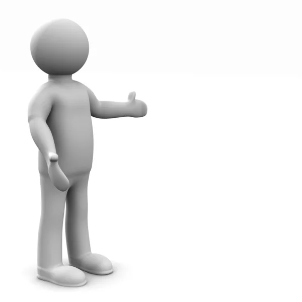 Man welcoming with open arms — Stock Photo © Best3d #51219009