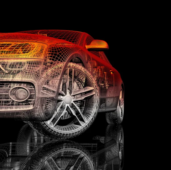 Car 3d model on a black background. Stock Photo by ©Best3d 51228109