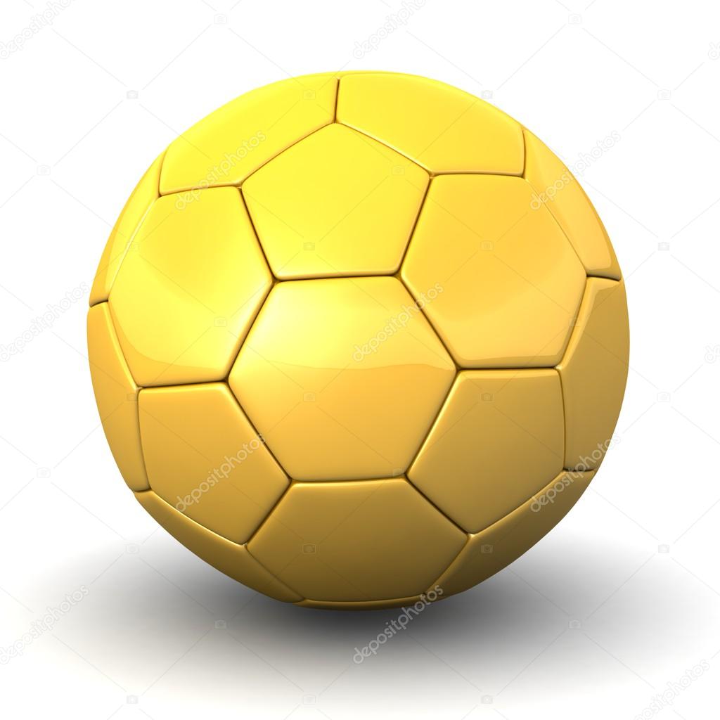 3d Golden Ball (soccer ball) — Stock Photo © Best3d #51232153