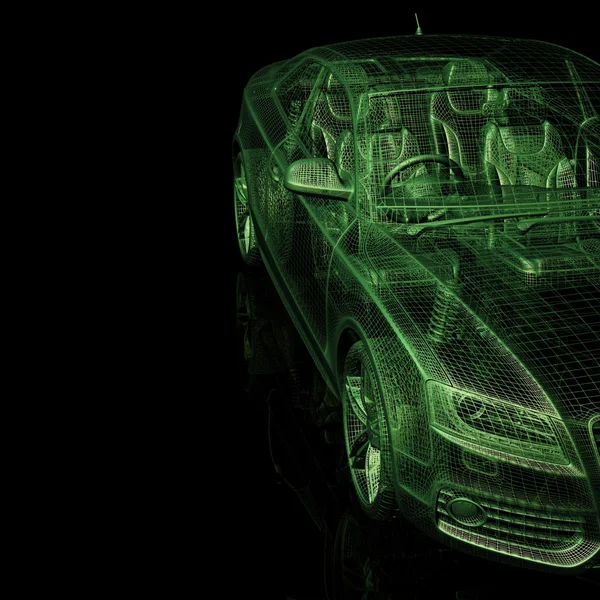 Car 3d model on a black background. Stock Photo by ©Best3d 51247659