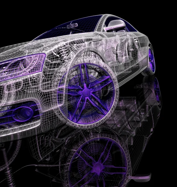 Car 3d model on a black background. Stock Photo by ©Best3d 51227797