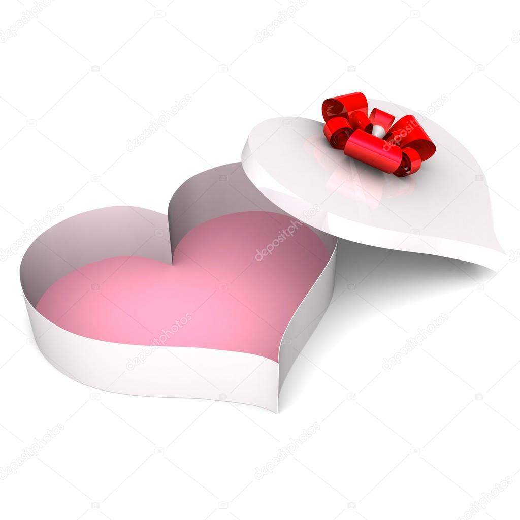 White Open Gift box — Stock Photo © Best3d #51240925