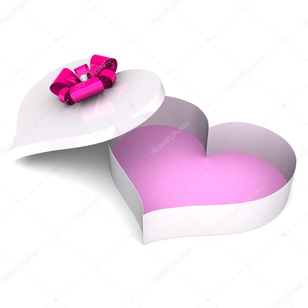 White Open Gift box — Stock Photo © Best3d #51240997