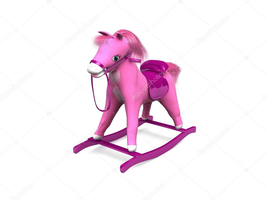 Pink rocking horse — Stock Photo © Best3d #51243429
