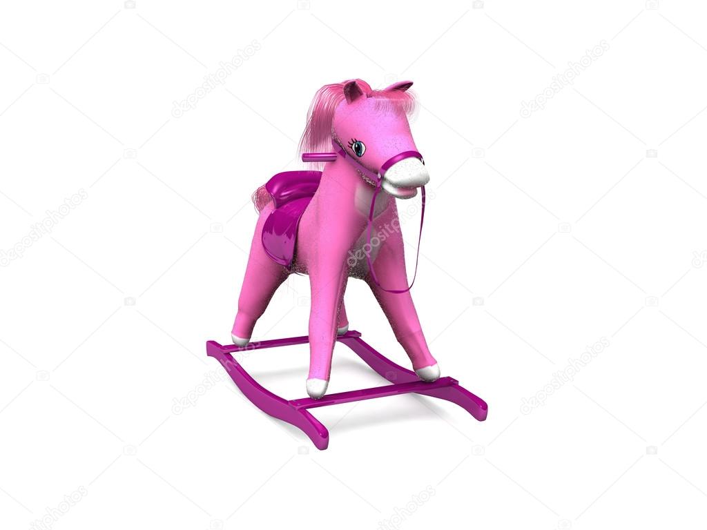 Pink rocking horse — Stock Photo © Best3d #51243437
