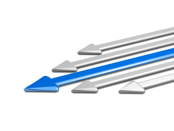 3d arrows with grey arrow leader Stock Photo by ©Best3d 51282311