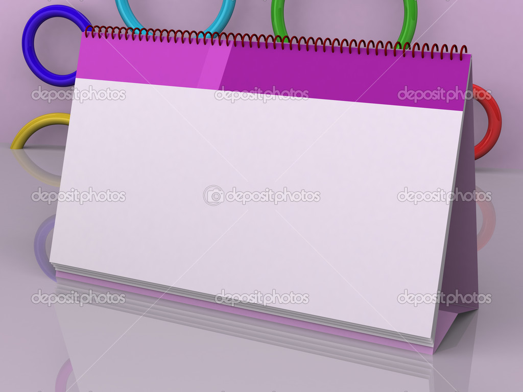 3d Blank calendar Stock Photo by ©Best3d 51285529