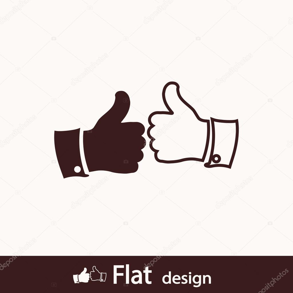 Thumbs up icon Stock Illustration by ©Best3d #51293715