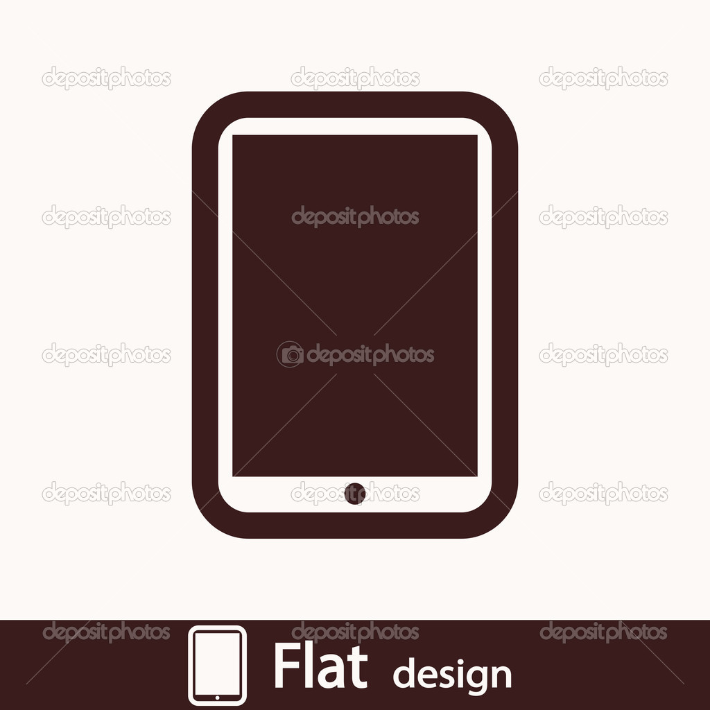 Modern digital tablet PC icon — Stock Photo © Best3d #51294965