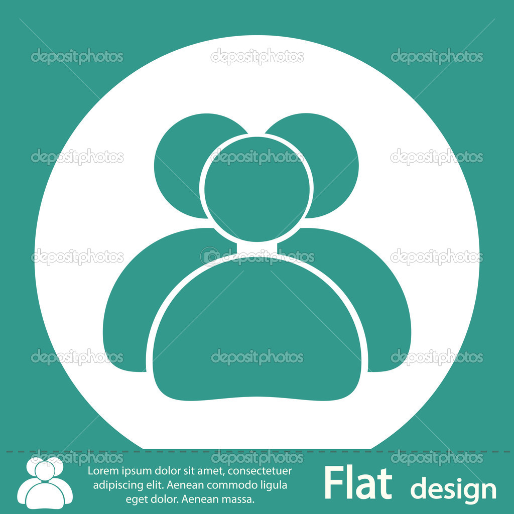 Green people icon — Stock Photo © Best3d #51572799