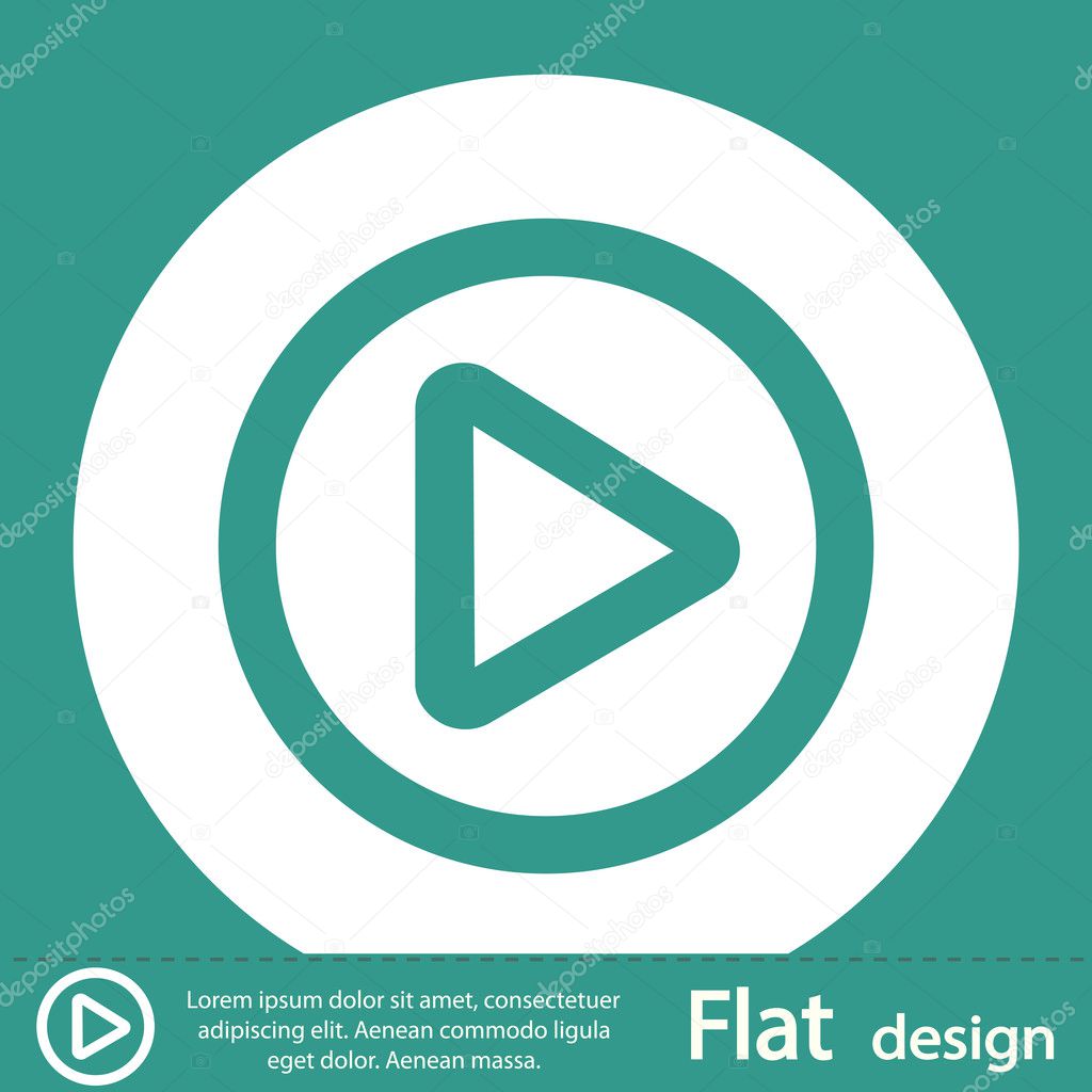 Play button web icon — Stock Photo © Best3d #51572891