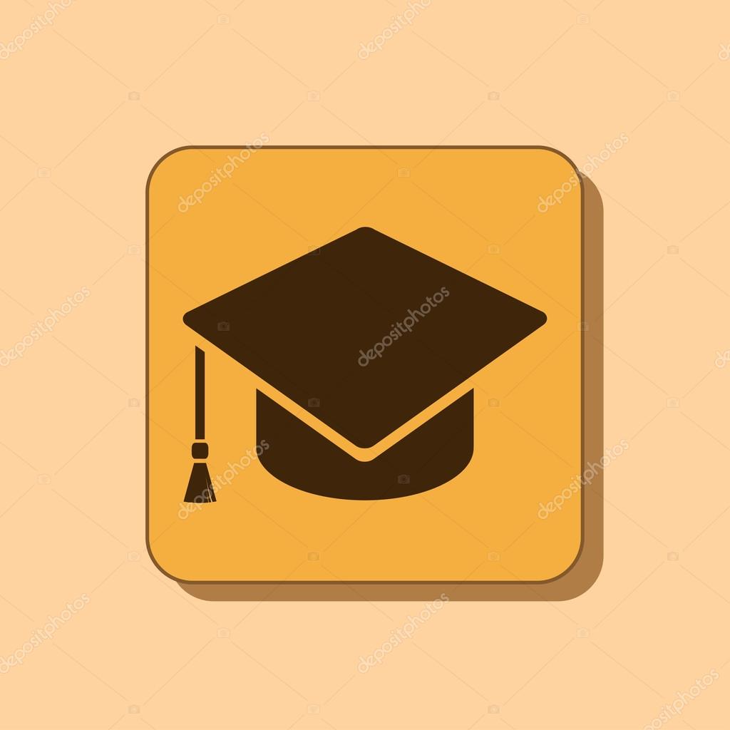 Graduation cap icon — Stock Photo © Best3d #51701085