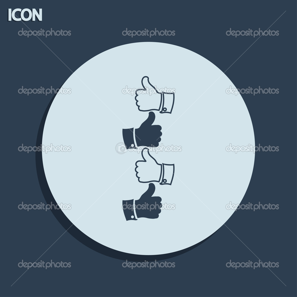 Like symbols icon — Stock Photo © Best3d #51746753