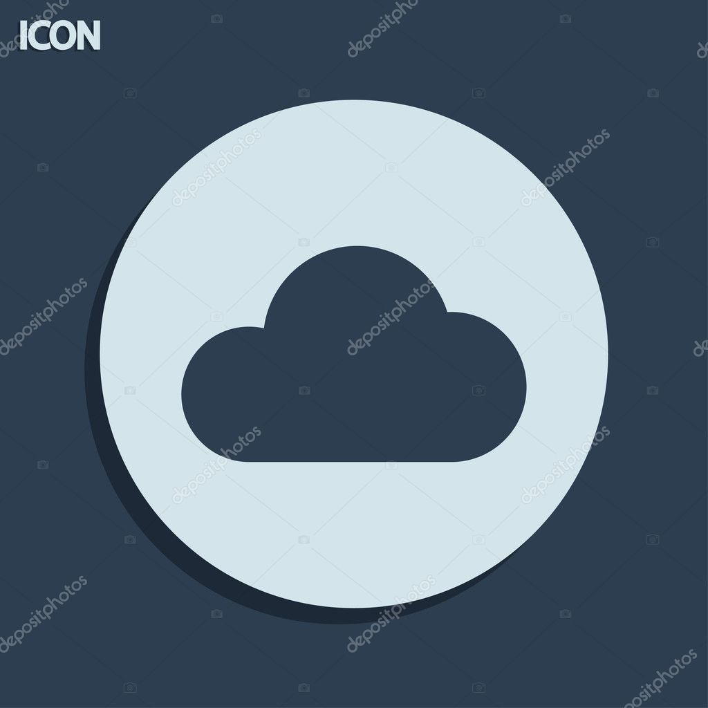 Icono de nube azul — Foto de stock #51747665 © Best3d