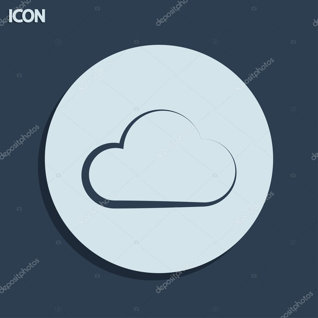 Icono de nube azul — Foto de stock #51747719 © Best3d
