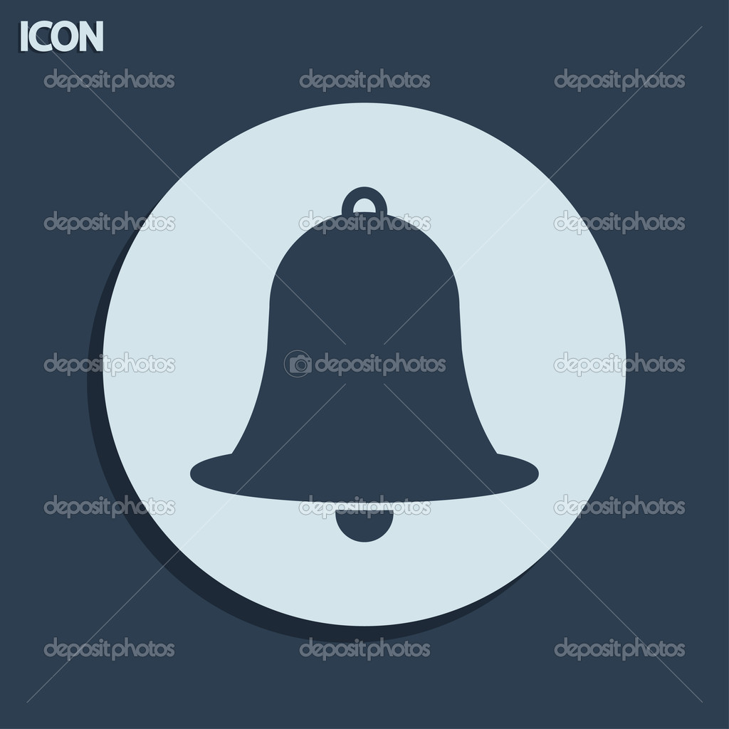 Blue bell icon — Stock Photo © Best3d #51750463