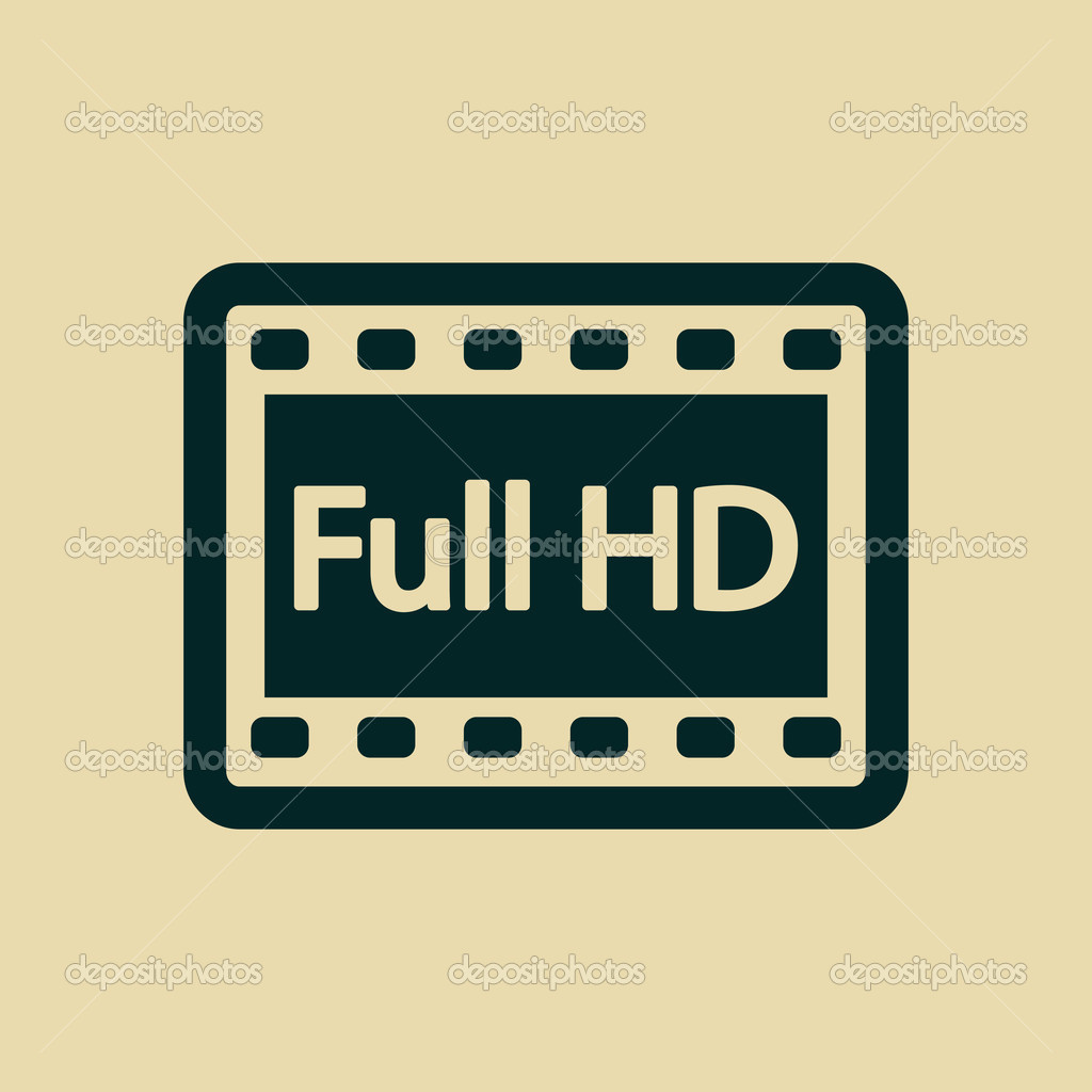 HD video icon — Stock Photo © Best3d #51765089