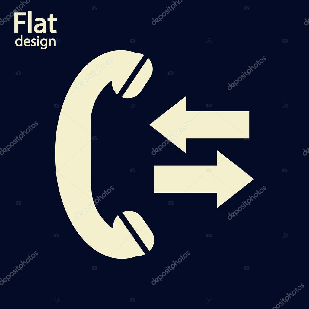 Telephone receiver icon — Stock Photo © Best3d #51768871