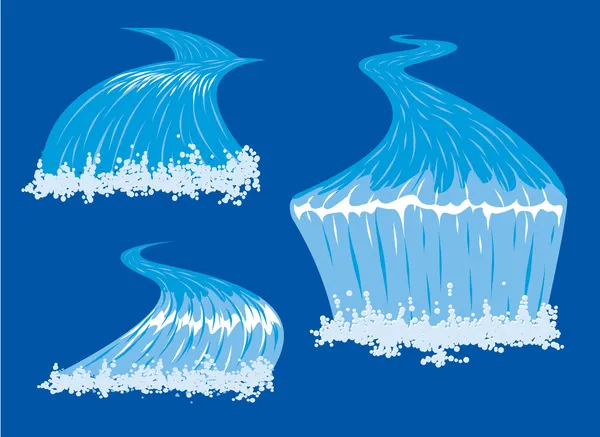 Flowing river Vector Art Stock Images | Depositphotos