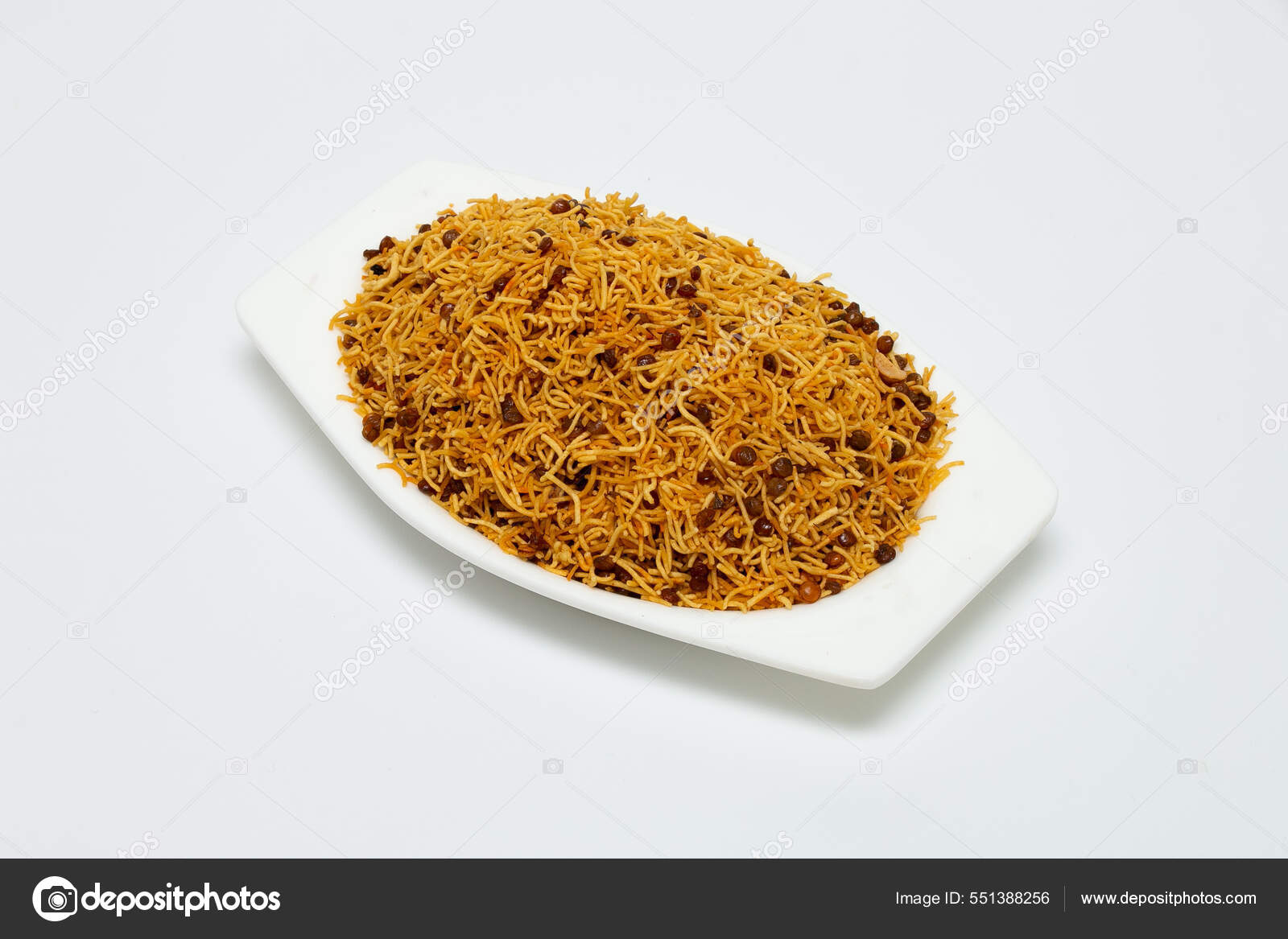Dalmoth Namkeen Green Gram Mixture Roasted Masoor Dal — Stock Photo ...