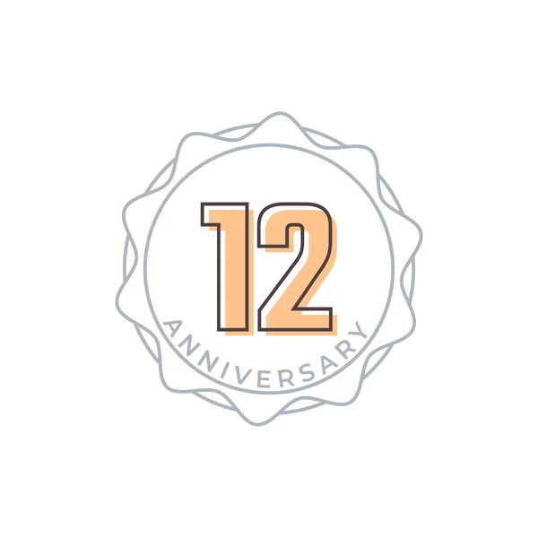 Imagens vetoriais Logotipo de 12 anos | Depositphotos