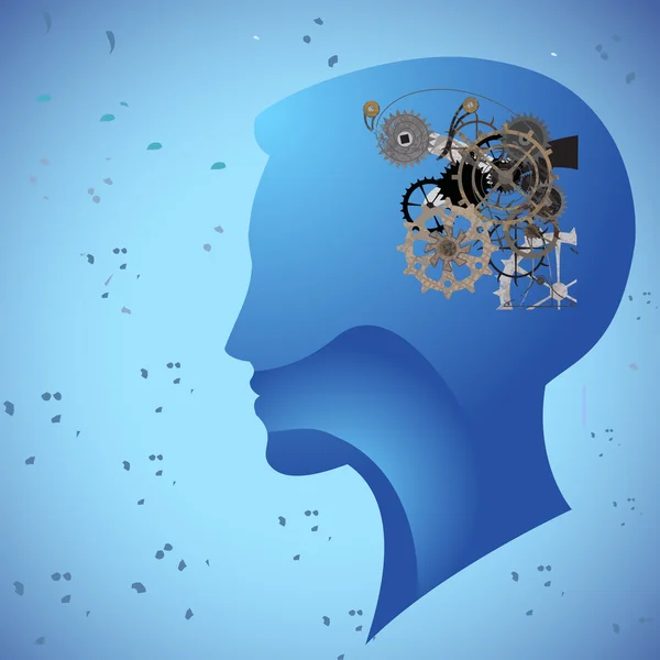 Face Artificial Intelligence Machine Learning Vector Art Illustration ...