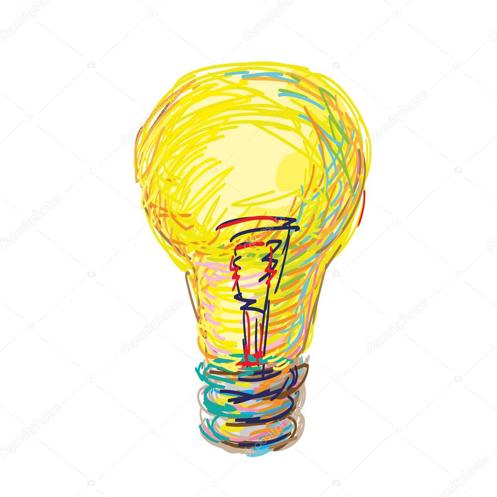 The Art Bulb Stock Vector Image by ©artskvortsova #49730439