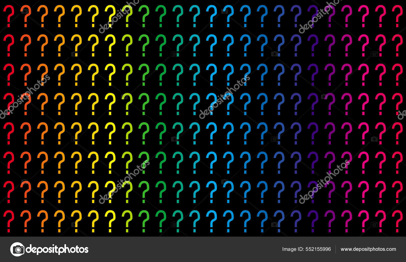 Colorful Question Mark Quiz Night Background Stock Vector by ...