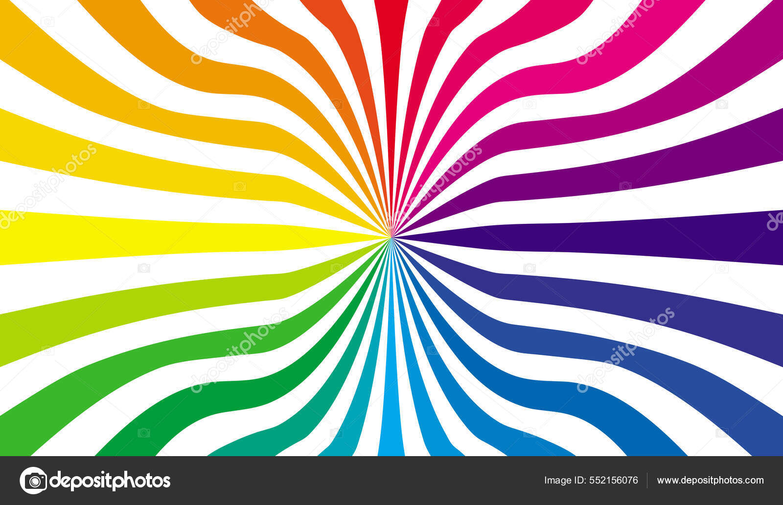 Colorful Rainbow Vector Bakcground Stock Vector by ©artskvortsova 552156076