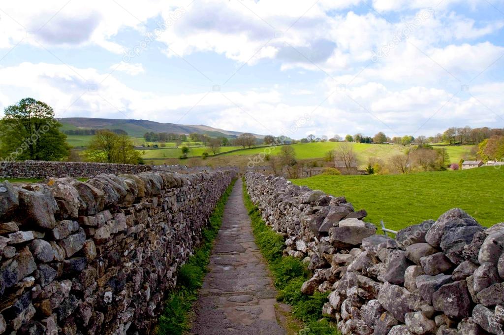 Linton near Grassington in North Yorkshire England is an area of ...