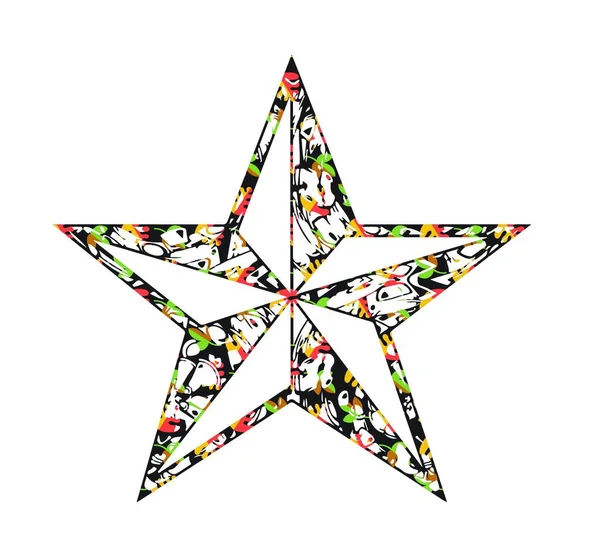 Estrellas negras imágenes de stock de arte vectorial | Depositphotos