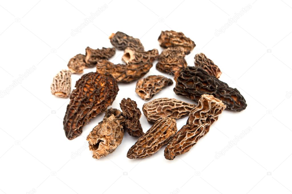 Morels dried closeup Stock Photo by ©NeydtStock 50000715