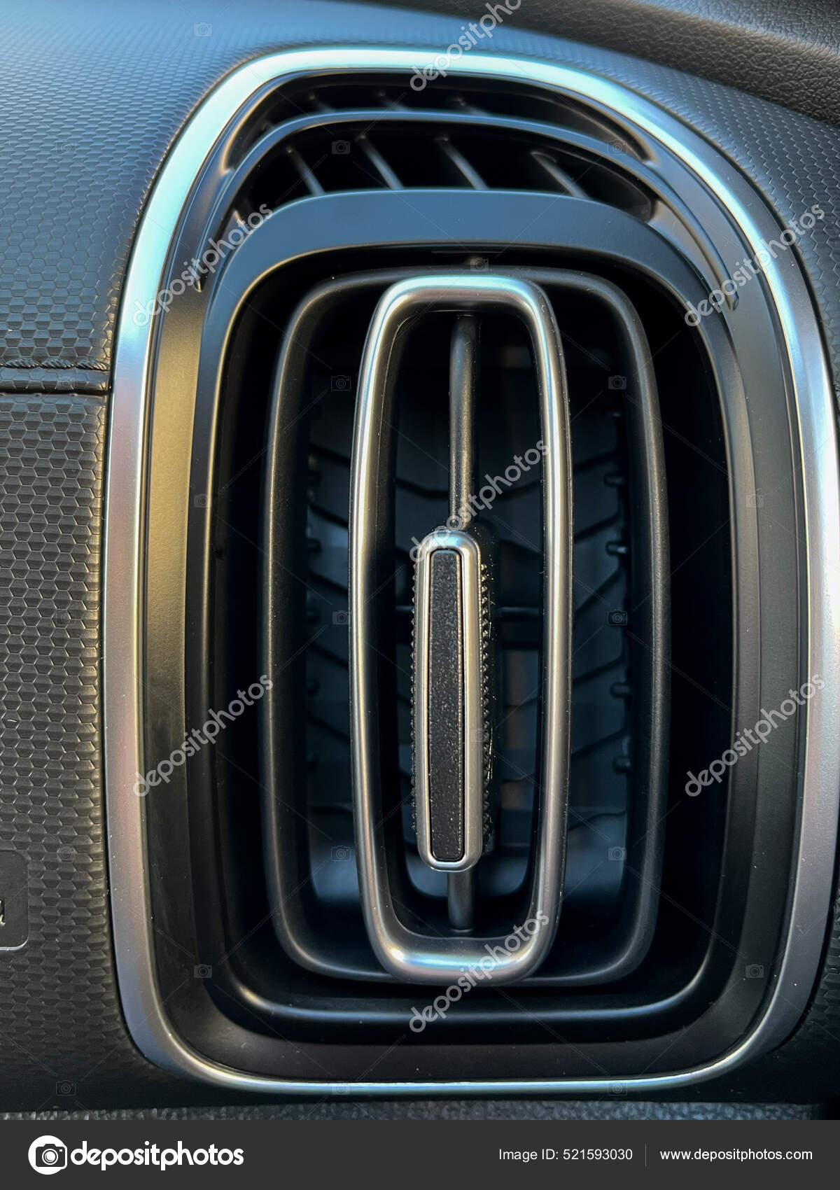 Interior Car Vehicle Ventilation Deflector Supplying Heated Cooled Air ...