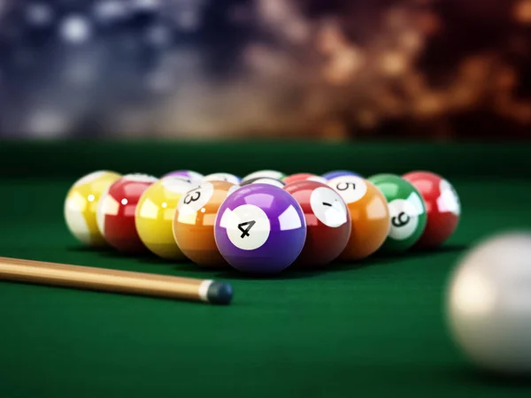 Pool Table Balls Photography