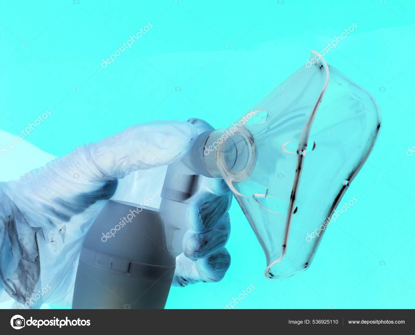 Close Cpap Mask Concept Cure Respiratory Disease — Stock Photo ...