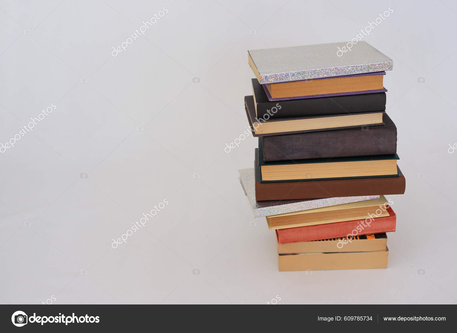 Open Book Stack Books Other Education Items — Stock Photo © JureDivich ...