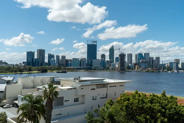 Perth skyline panorama Stock Photos, Royalty Free Perth skyline ...