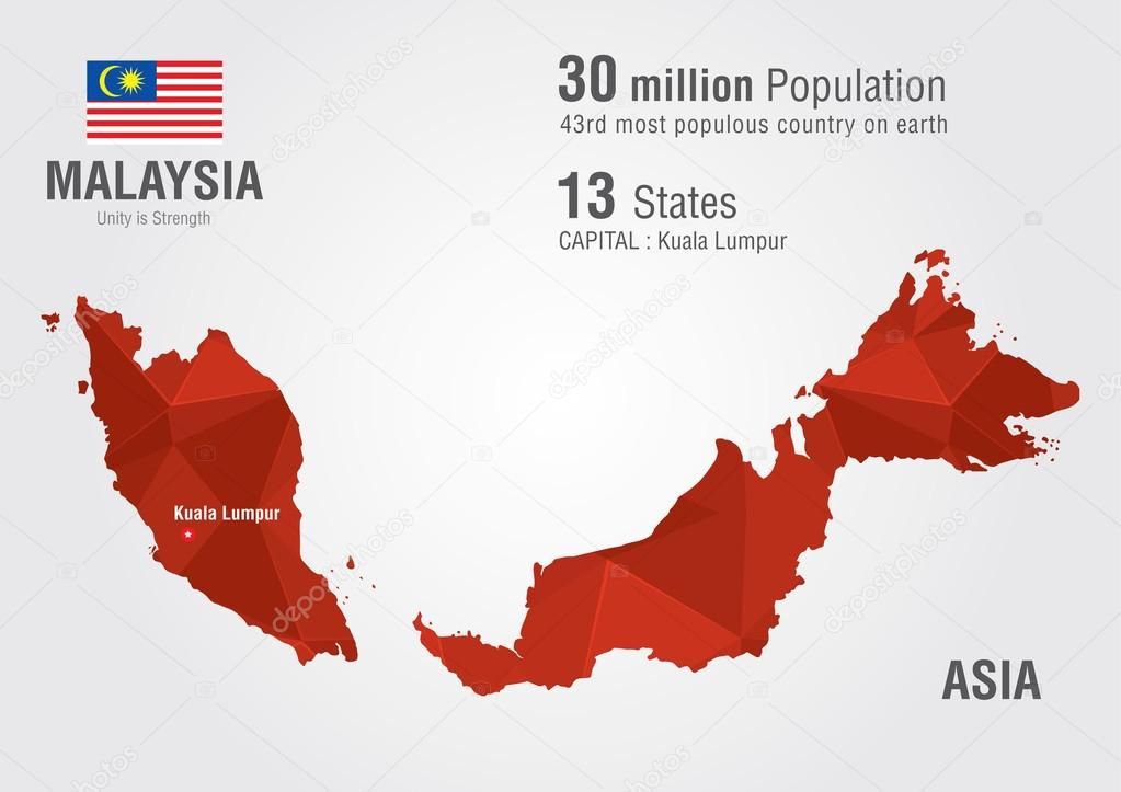 World map malaysia
