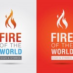 Fire of the world sign icon symbol info graphic. Creative market Stock ...