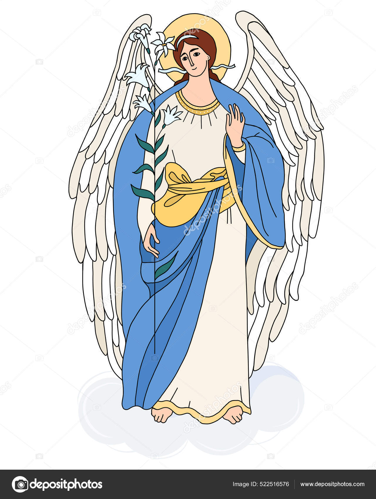 Angel Gabriel And Mary Tattoo