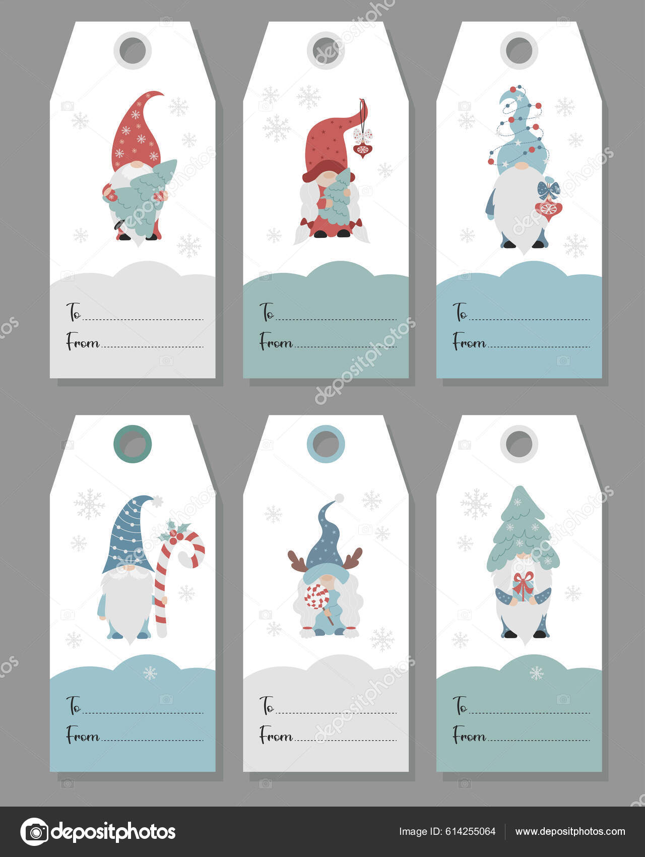 Cute Christmas Name Tags