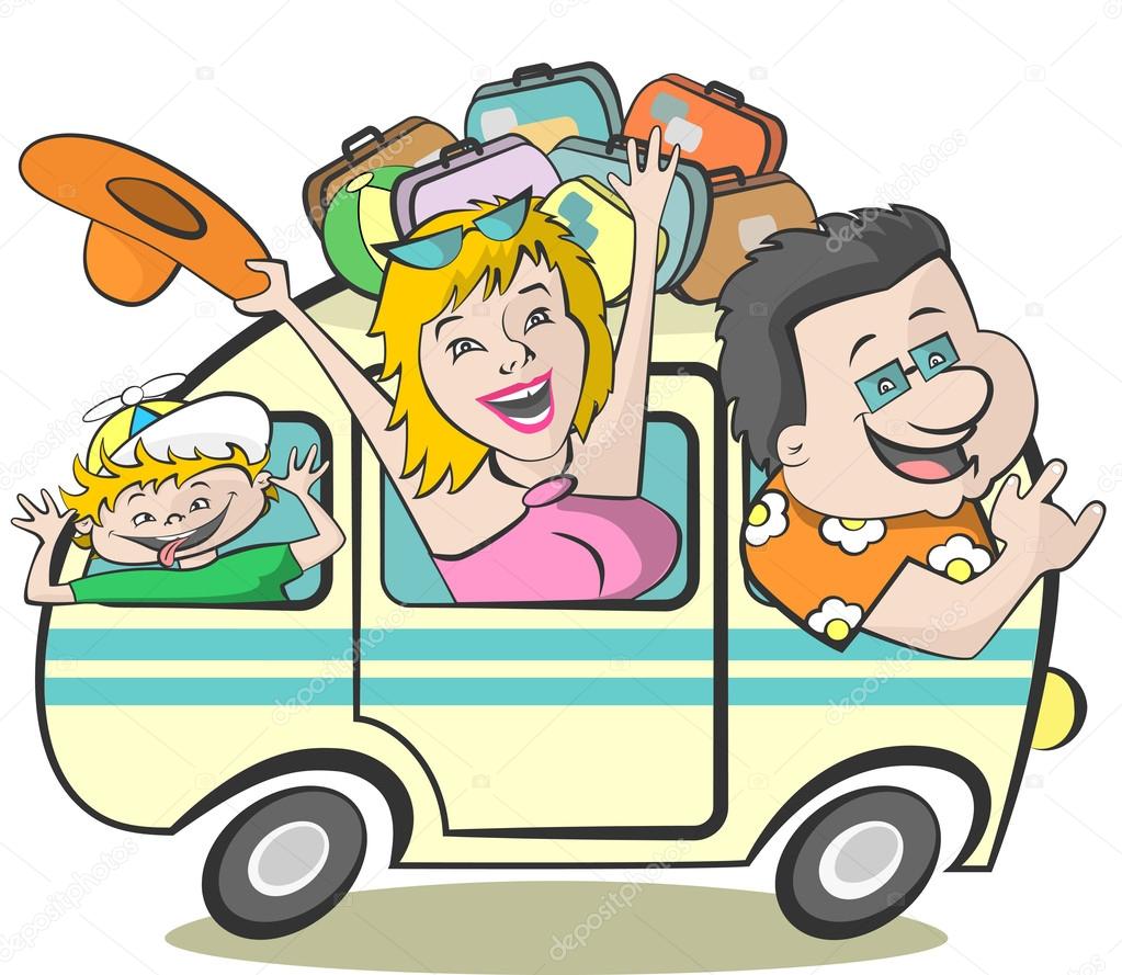 Family going on holiday Stock Vector Image by ©kashtanio #50279007