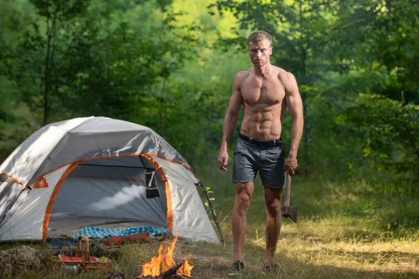 Hot guy camping Stock Photos, Royalty Free Hot guy camping Images ...