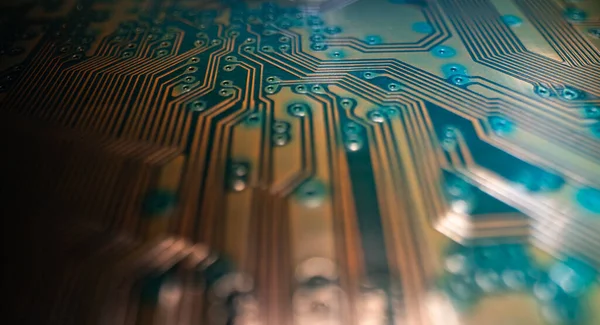 Circuit board, electronic motherboard. Digital engineering concept, hi ...