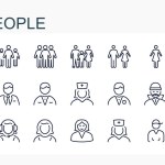 Human body systems pictograms on green background. Stock Vector Image ...