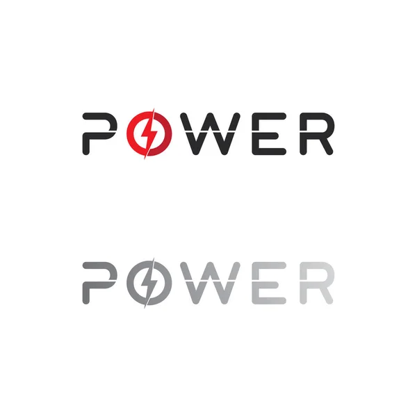 Power logo imágenes de stock de arte vectorial | Depositphotos